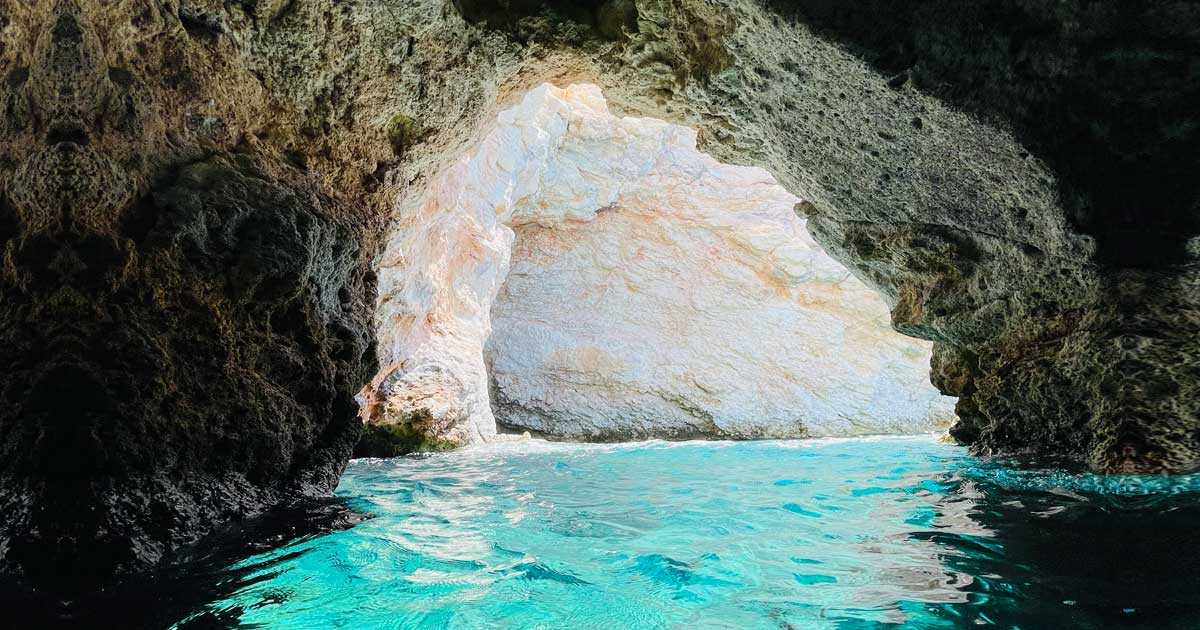 Cave Exploration by Boat in Paros Antiparos and Cyclades islands ...